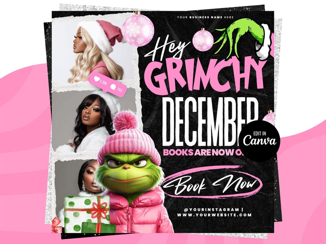 December Bookings, December Booking Flyer, Christmas Booking Flyer ...