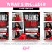 February Raffle Giveaway Flyer, Valentine’s Day Raffle Flyer ...