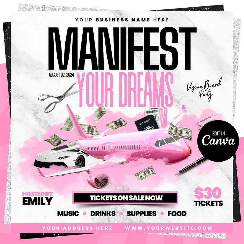 Vision Board Party - Etsy