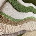 Textile Fiber Art, 3D Punch Needle Wall Hanging, Round Canvas - Etsy
