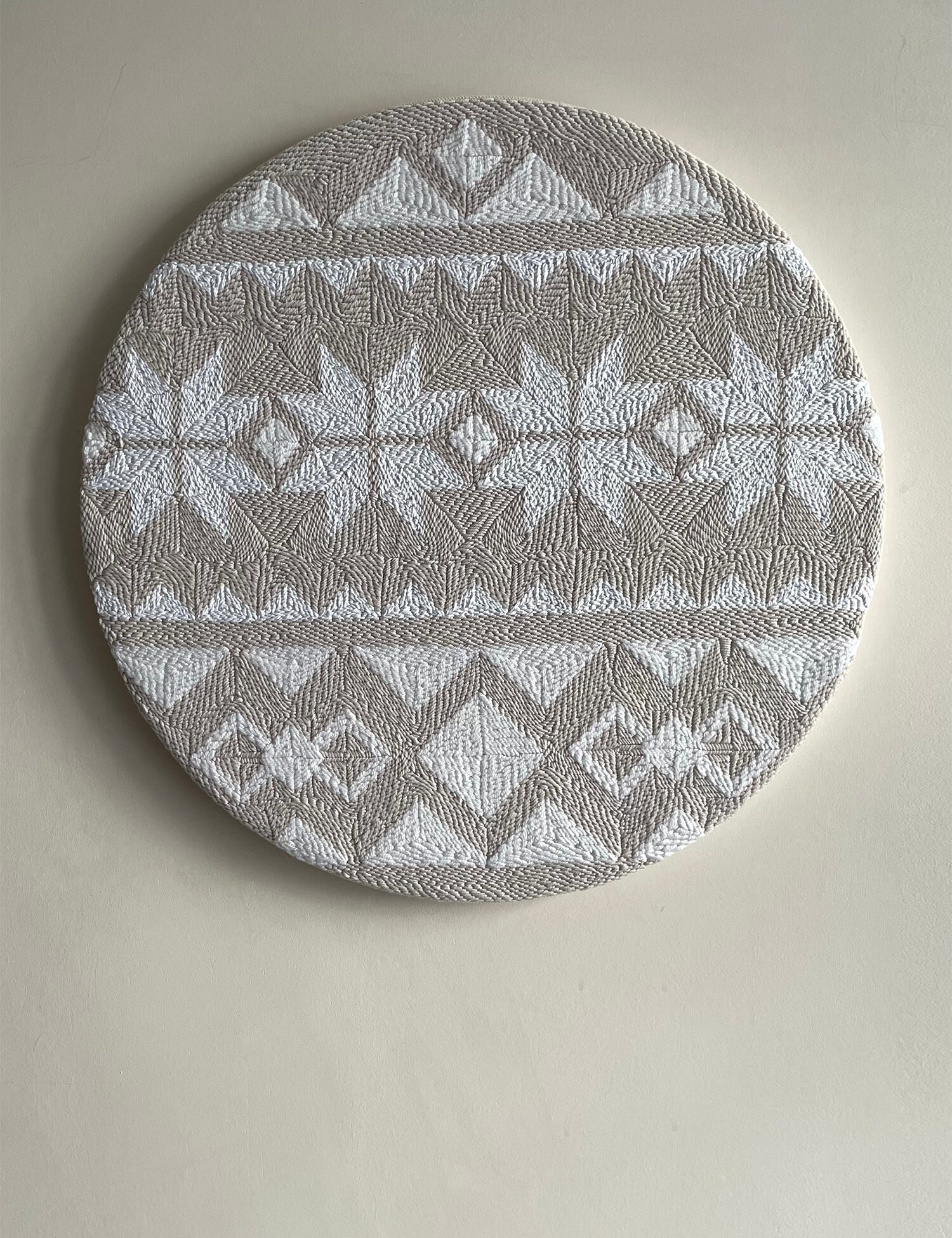 Punch Needle Wall Art, Wall Hanging, Textile Fiber Art, Home Decor ...