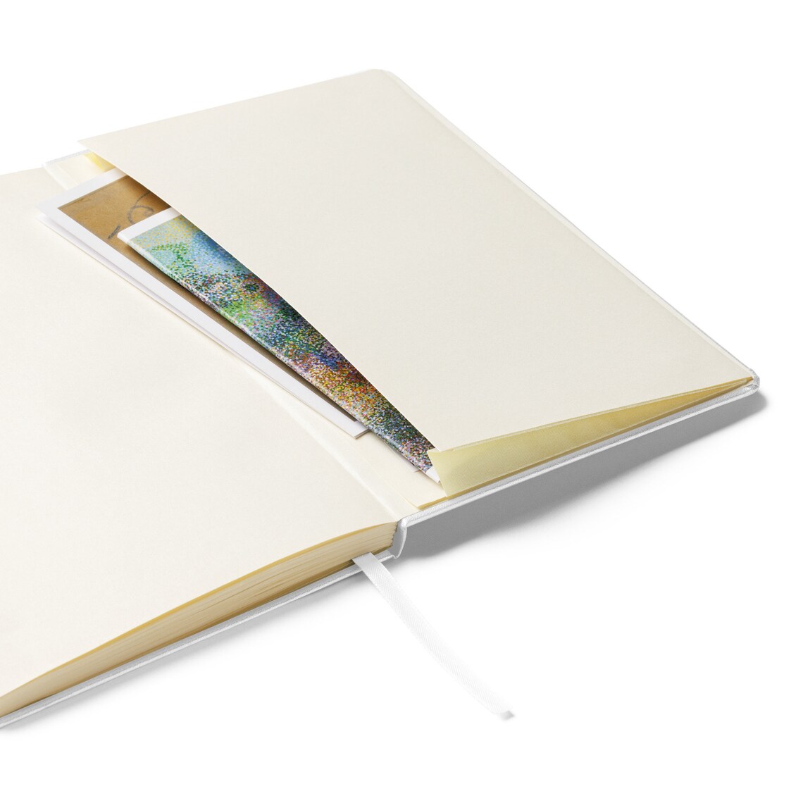 Orange Cat Hardcover Notebook - Cute Coquette Animal Painting School ...