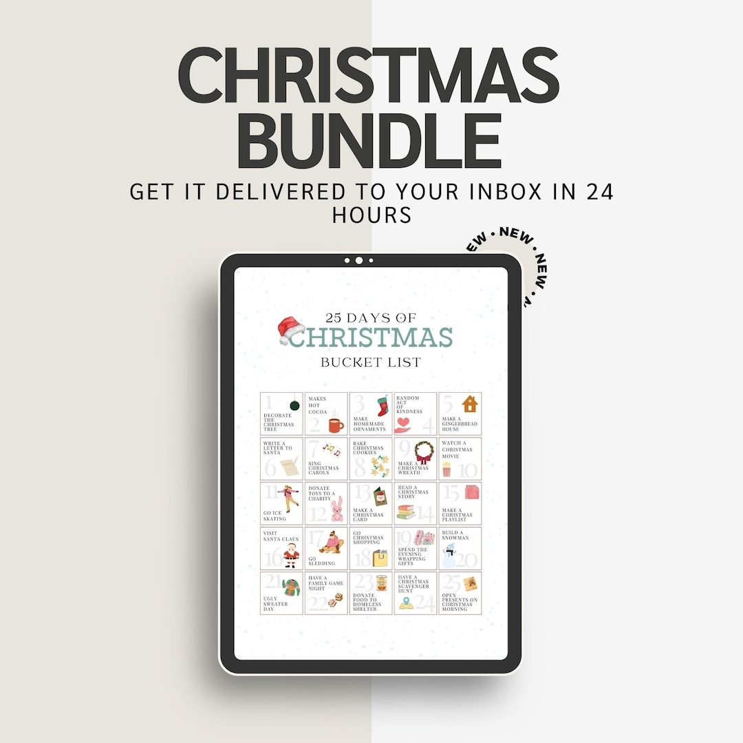 New Years Resolutions Planner Sheet for New Year | Christmas Bucket ...