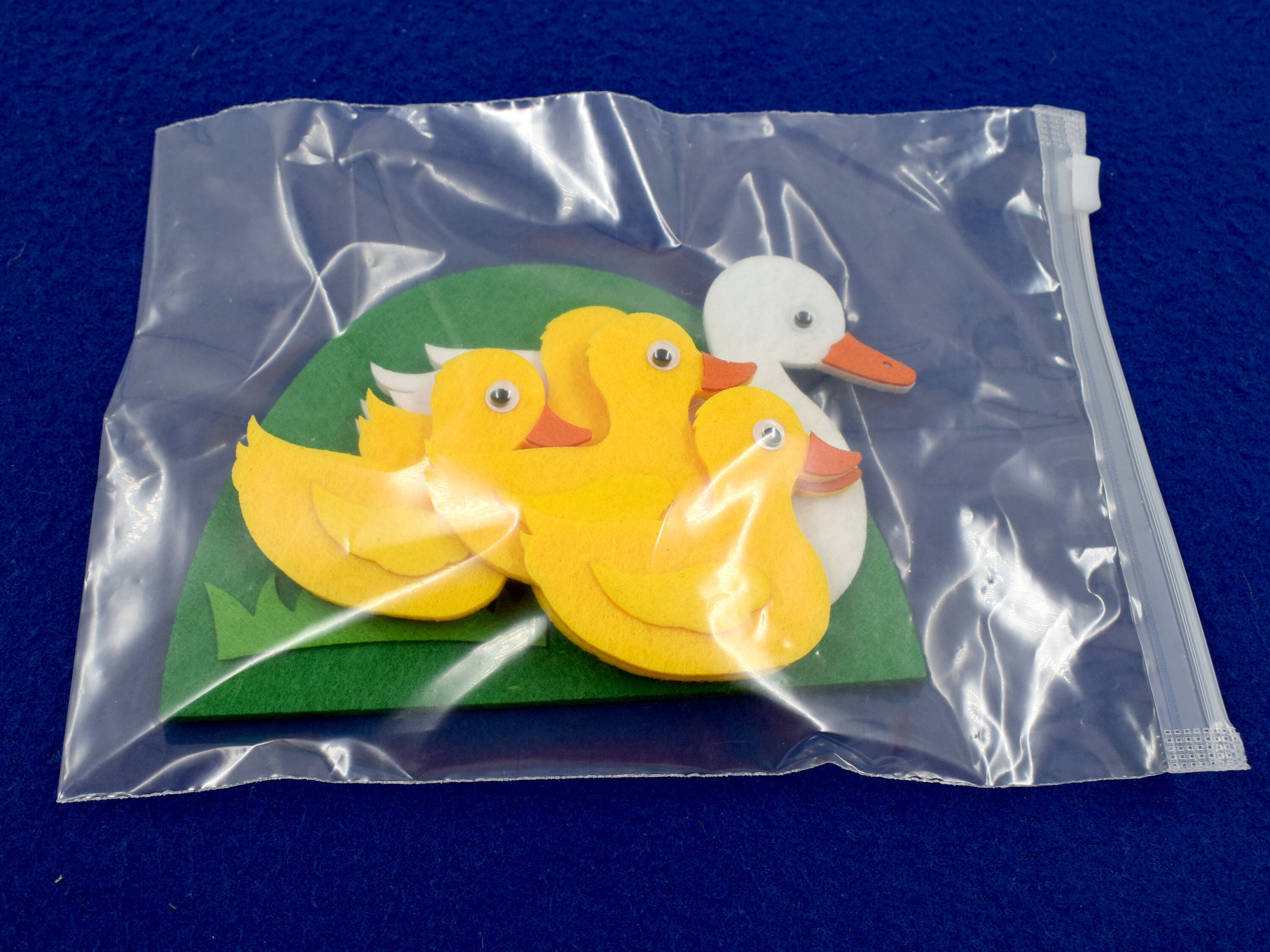 Five Little Ducks Felt Set / Quiet Book / Kindergarten Game / Kids ...