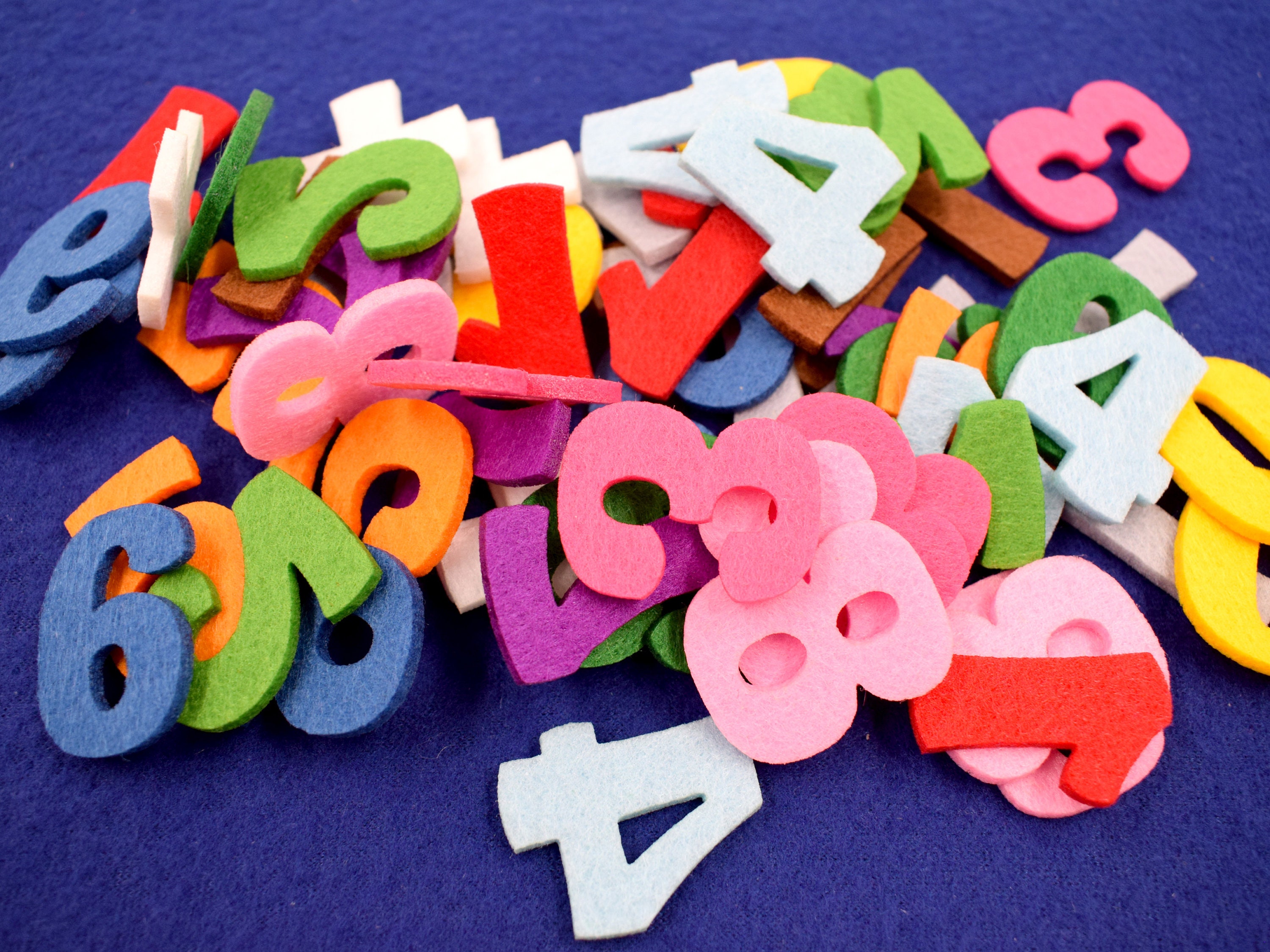 Numbers - Felt Set/ Quiet Book / Kindergarten Game /homeschooling ...