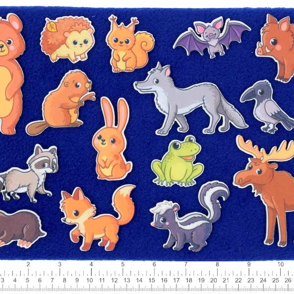 Felt Forest Animals - Etsy