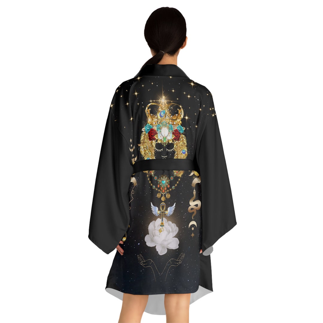GODDESS KIMONO ROBE, Divine Feminine Robe, Spiritual Ether Robe, Mystic ...