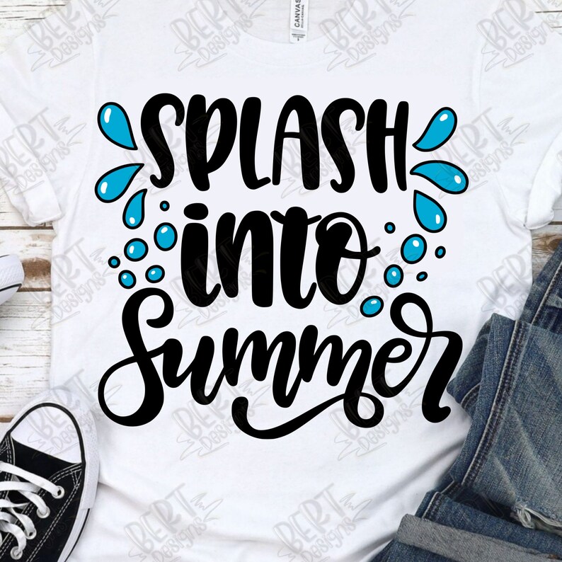 Splash Into Summer Svg Cut File for Cricut Silhouette Summer Quote ...