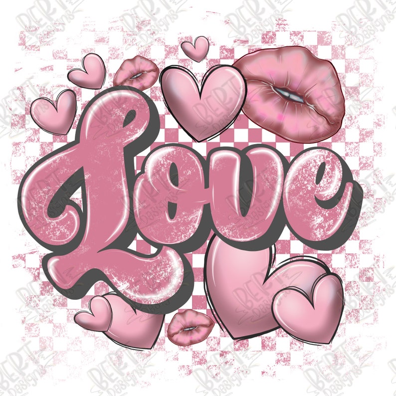 Love Retro Sublimation Png Design Image Sublimation Print File ...