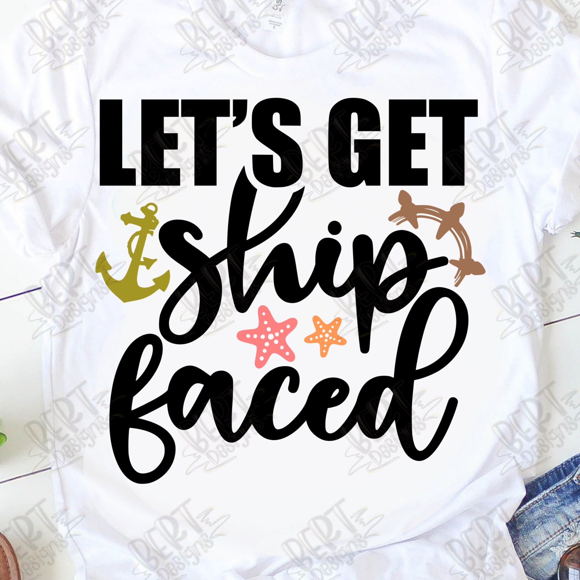 Let's Get Ship Faced Svg Cut File for Cricut Silhouette Cruise Svg ...
