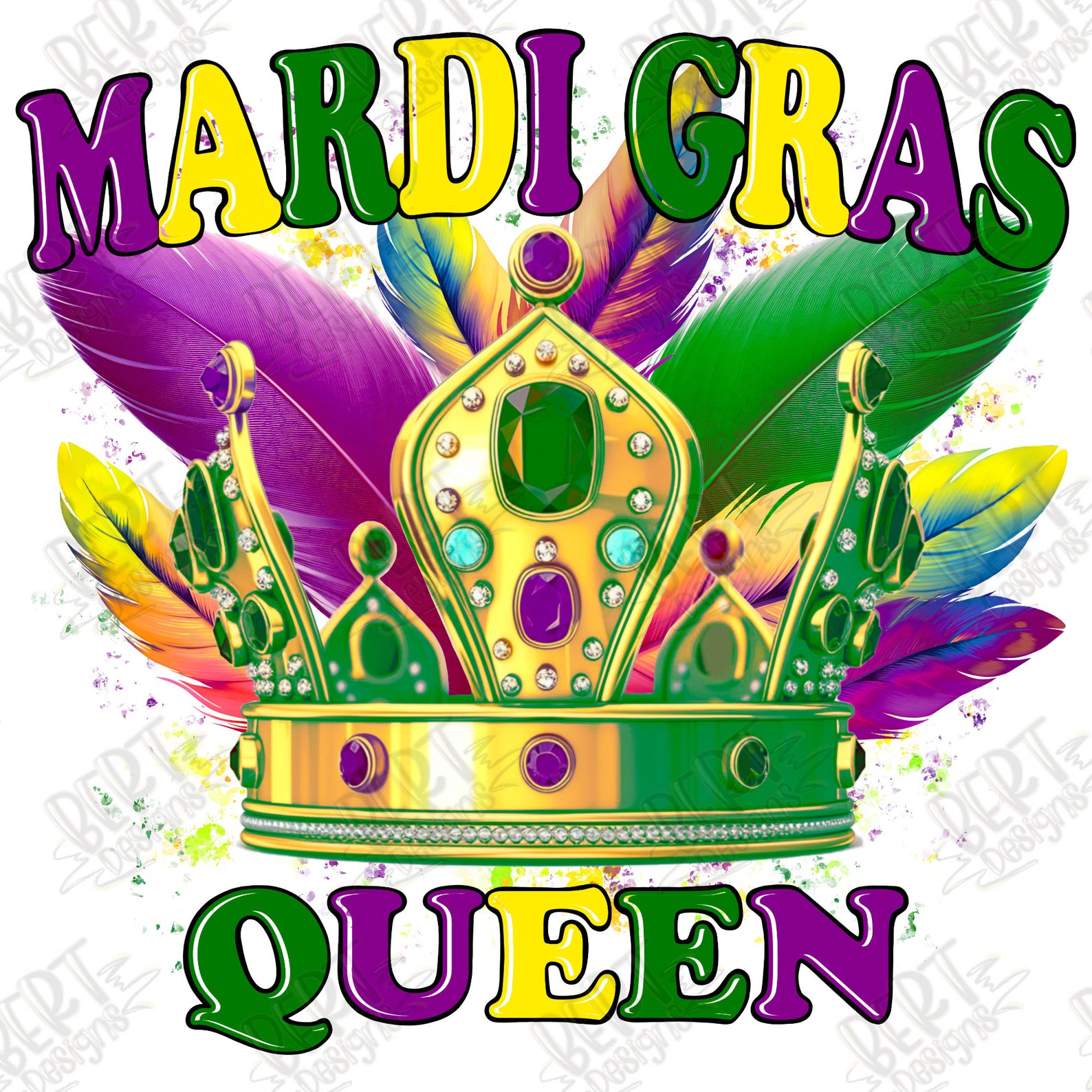 Mardi Gras Queen Png Sublimation Design Mardi Gras Crown Clipart Png ...