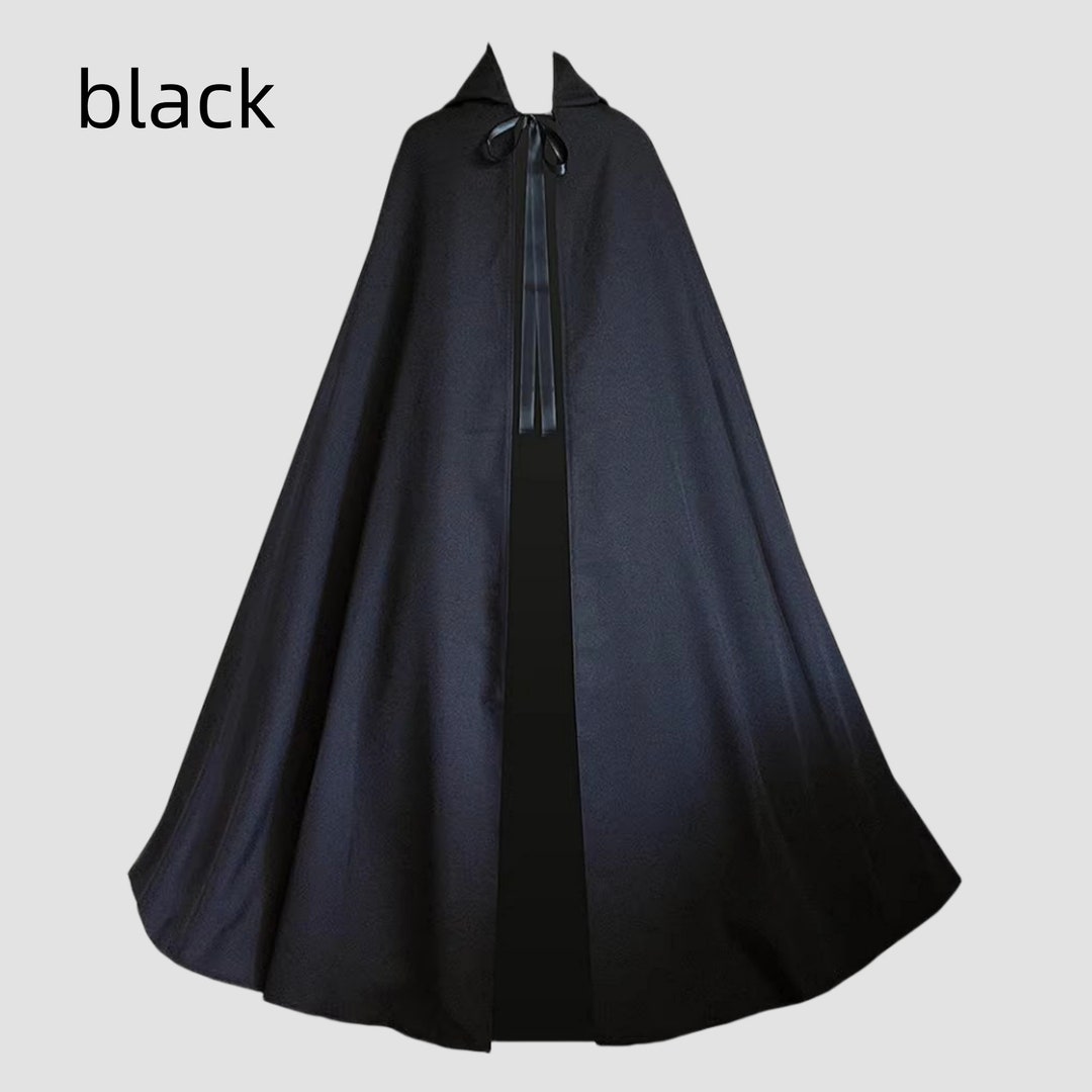 Medieval Vintage Cloak Christmas Wizard Cape Large Stretch - Etsy