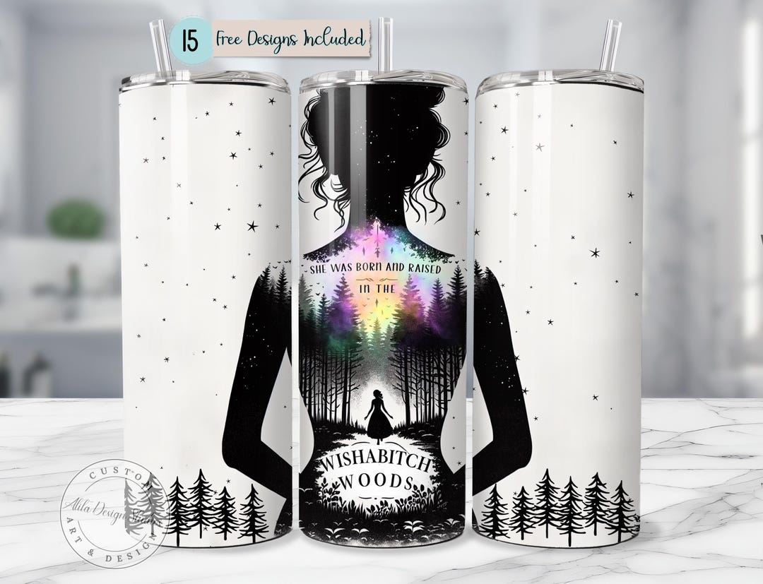 Born and Raised Tumbler Wrap Funny Humor Sassy Tumbler 20 Oz Skinny ...