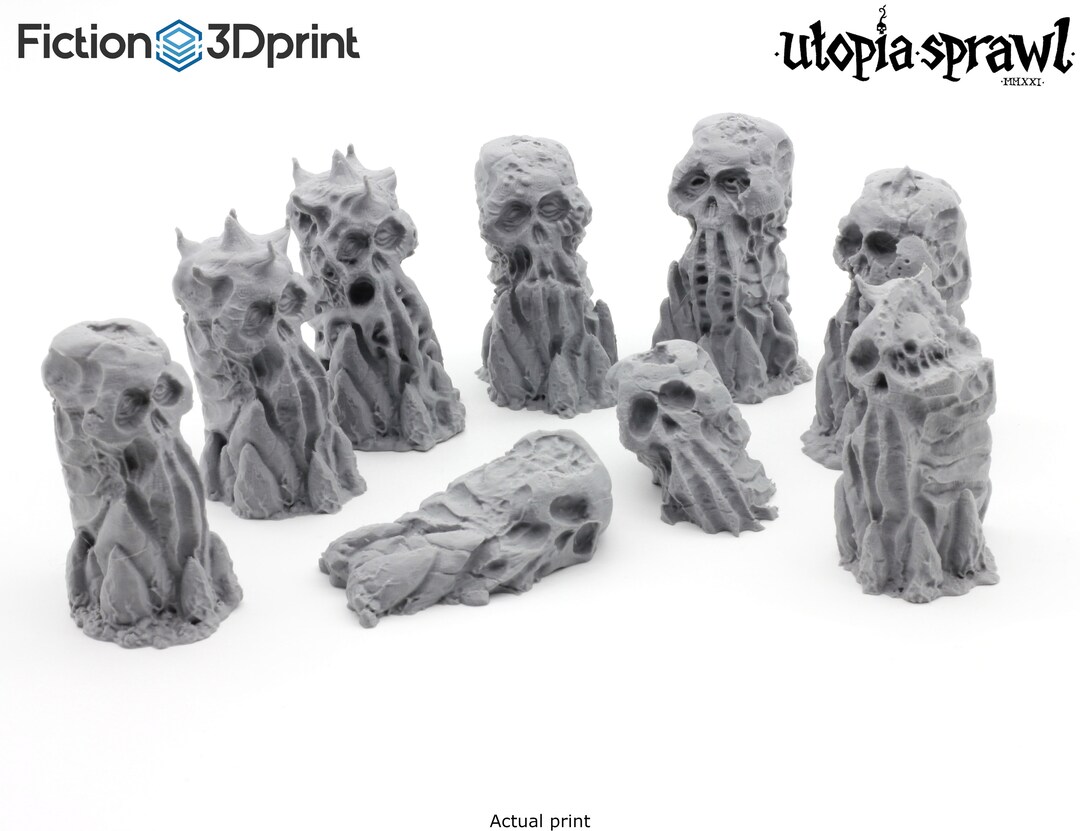 Ancient Monoliths 9psc, Complete Set Purple Sword Crags - Etsy