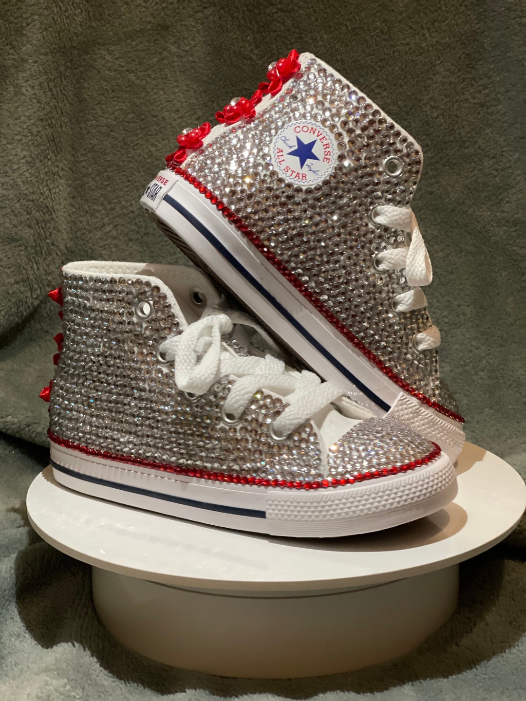 Bling Kids Converse All Star - Etsy