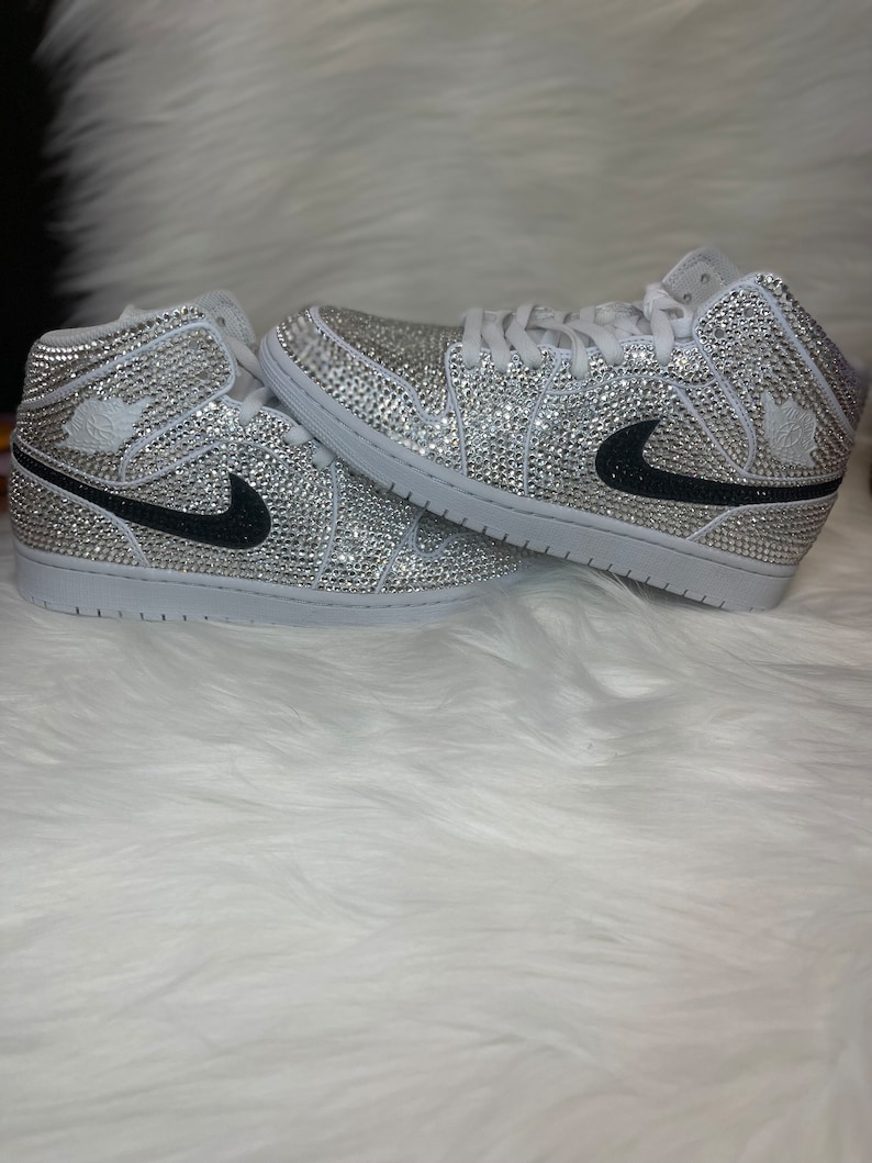 Blinged Custom Jordan 1’s - Etsy