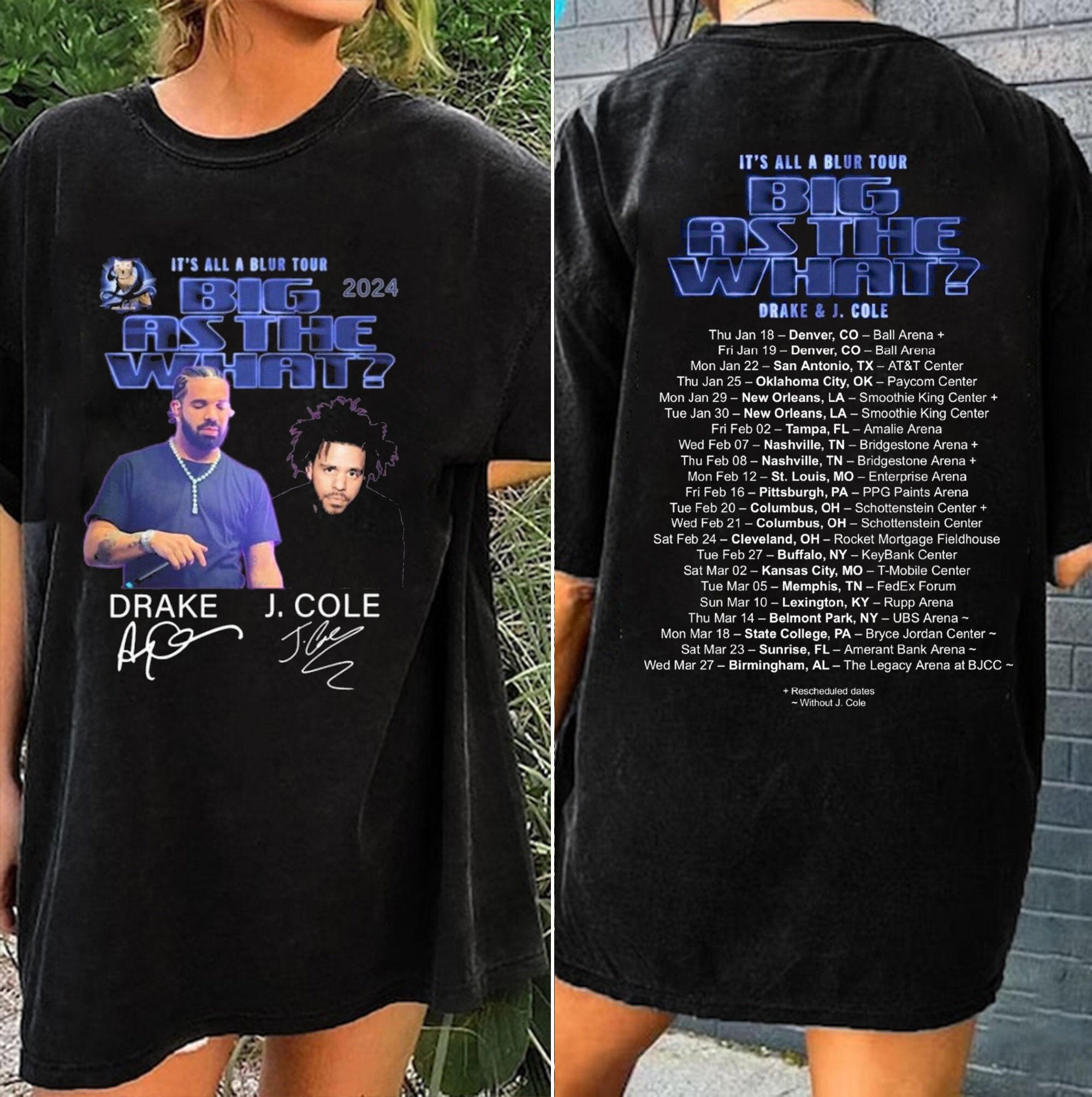 Drake and J Cole Tour 2024 Shirt sold by Deep Jean | SKU 105126447 ...