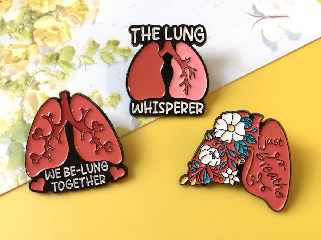 Lungs Anatomy Enamel Pin Doctor Nurse Badge Pin Nursing Pin Medical ...