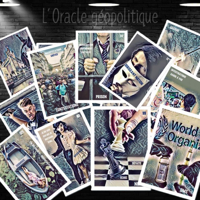 Oracle of Current Geopolitical Events. 127-card Deck in Poker Format ...