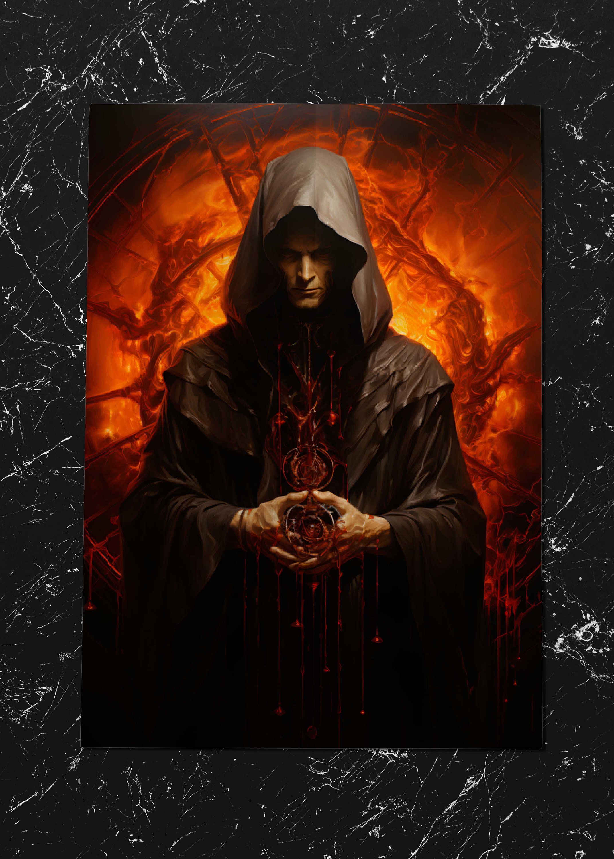 Pure Evil Sci Fi Wallpaper Poster AI Complex Generated - Etsy