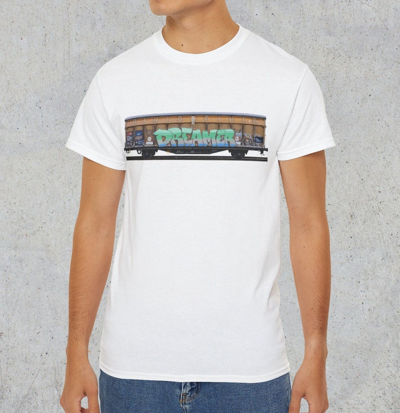 Dreamer Graffiti on Freight Train Unisex Ultra Cotton T-shirt, 2000 P ...