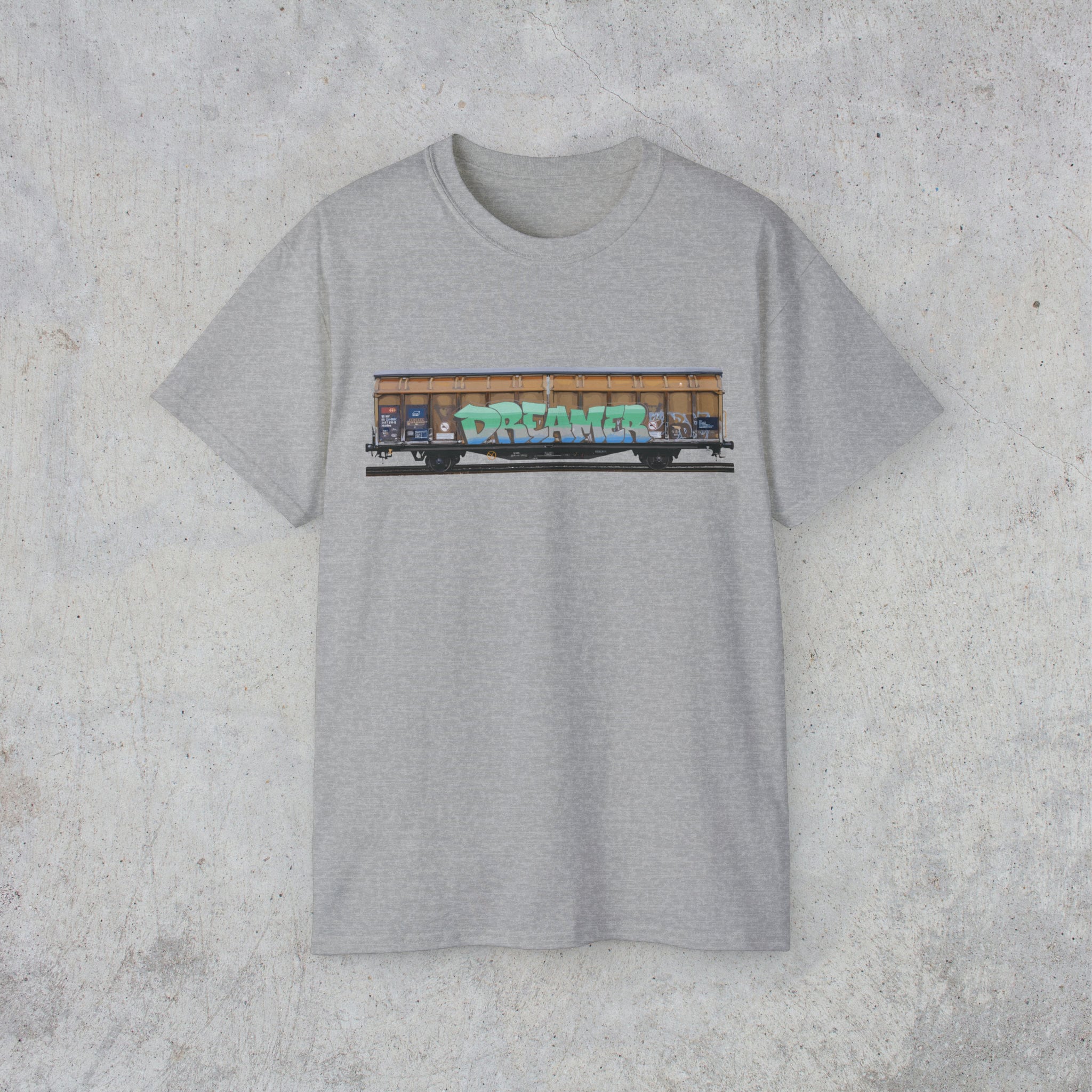 Dreamer Graffiti on Freight Train Unisex Ultra Cotton T-shirt, 2000 P ...