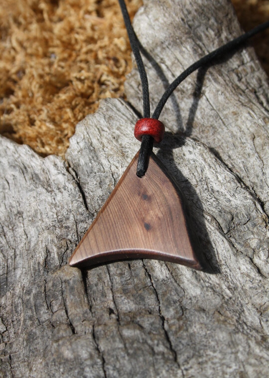 Ancient Bog Yew Wood Pendant From Ireland, Celtic Yew Tree Wood ...