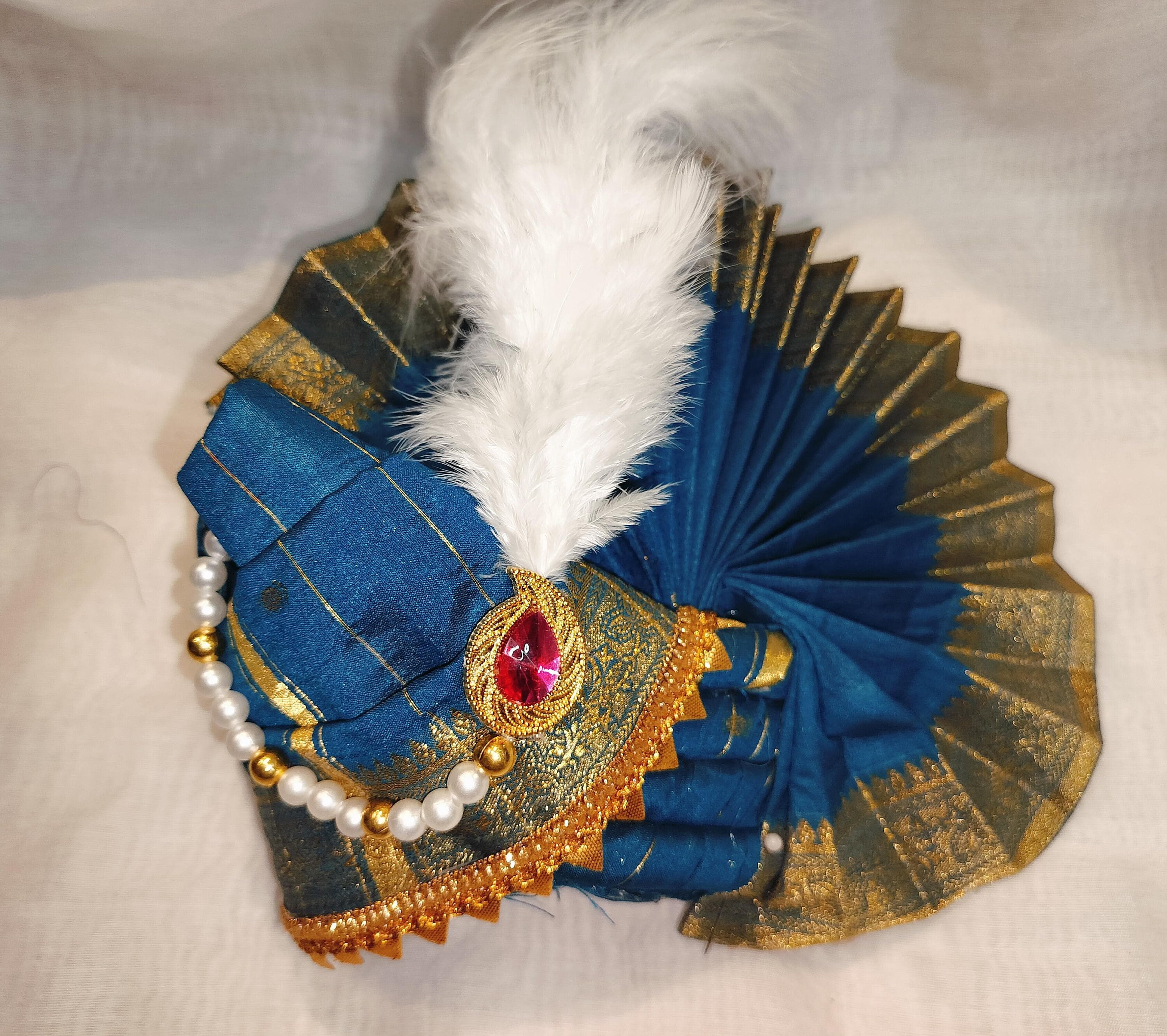 Traditional Jari Saree Pheta Turban-authentic Indian Headgear-cultural ...