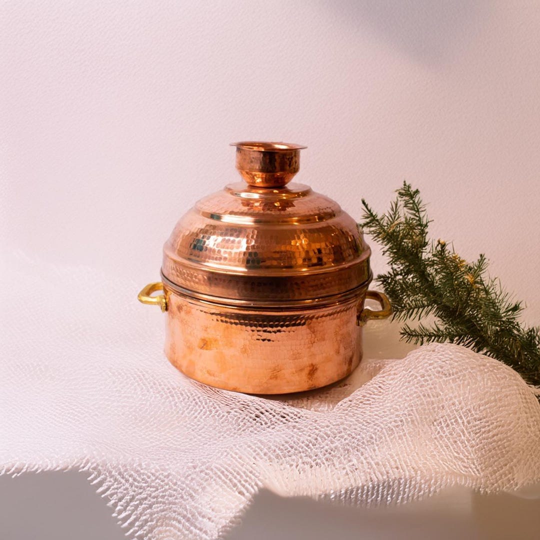 Handcrafted Copper Steamer-momo Maker-authentic Indian Copper Steamer ...