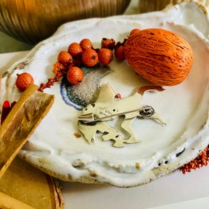 Vintage Siam Ramasoon God of Thunder Sterling Silver Brooch, Thailand ...