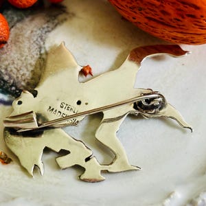 Vintage Siam Ramasoon God of Thunder Sterling Silver Brooch, Thailand ...