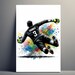 Personalized Football Poster | Customizable Goalkeeper Poster, Canvas ...