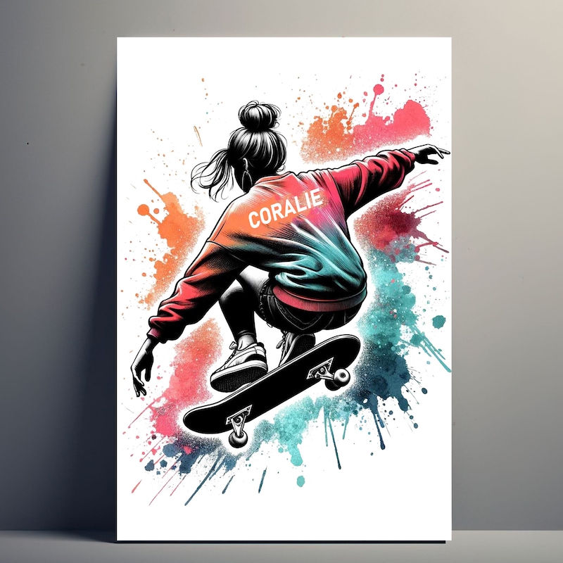 Skateboard Poster - Etsy