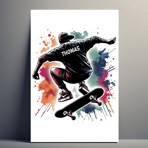 Skateboard Poster - Etsy