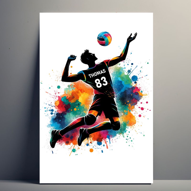 Volleyball Posters - Etsy