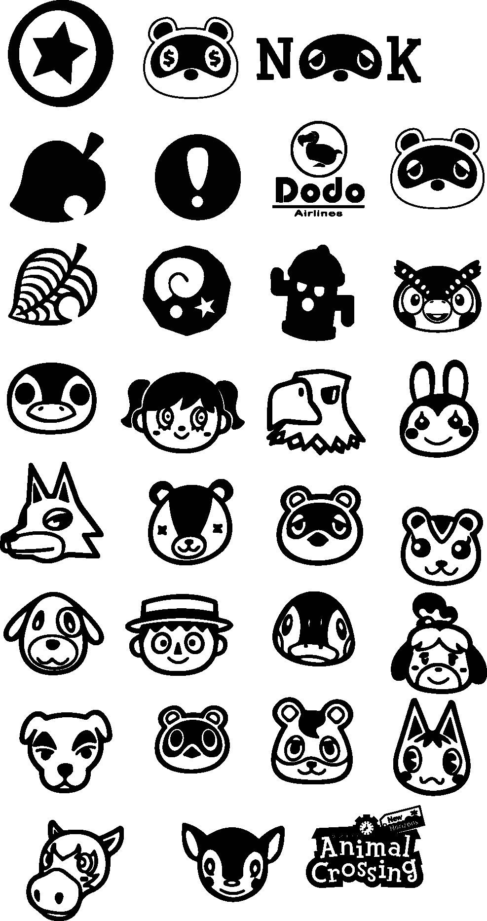 Animal Crossing SVG - Etsy