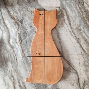 Charcuterie / Cutting Board in the Shape of a Cat - Etsy