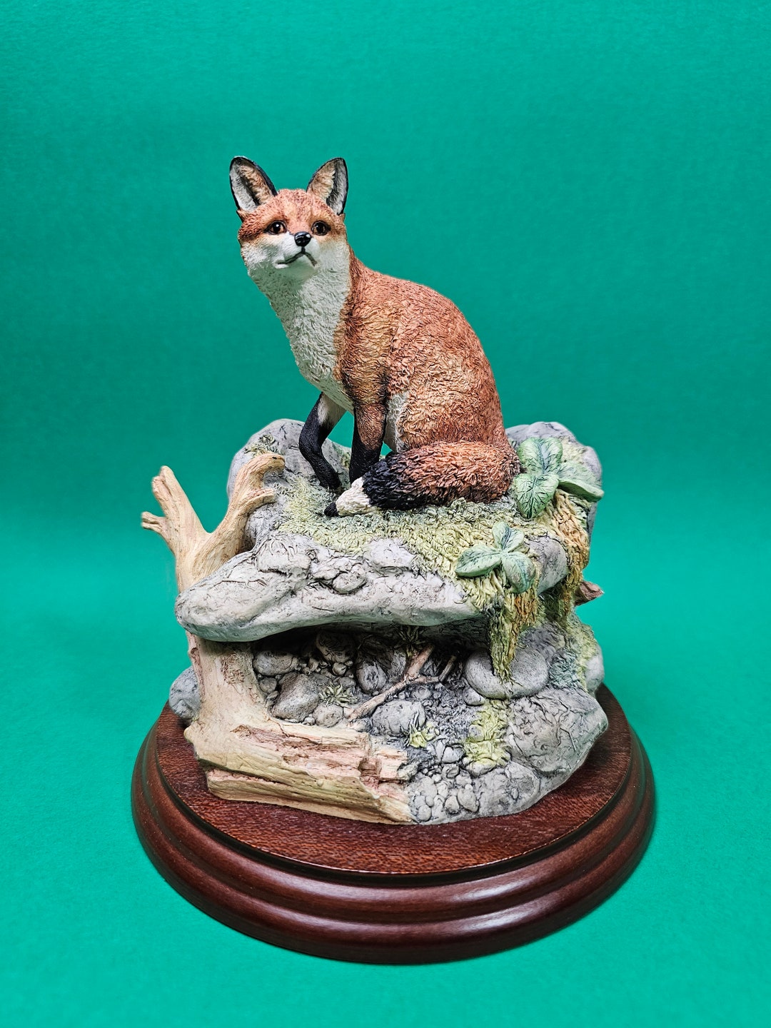 Rare Border Fine Arts safe Outlook /fox Ornament /1997 - Etsy