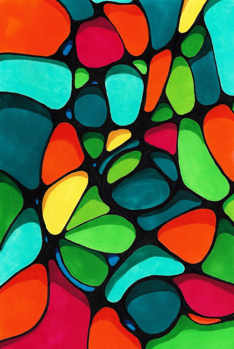 Neurographic Art Print - Etsy