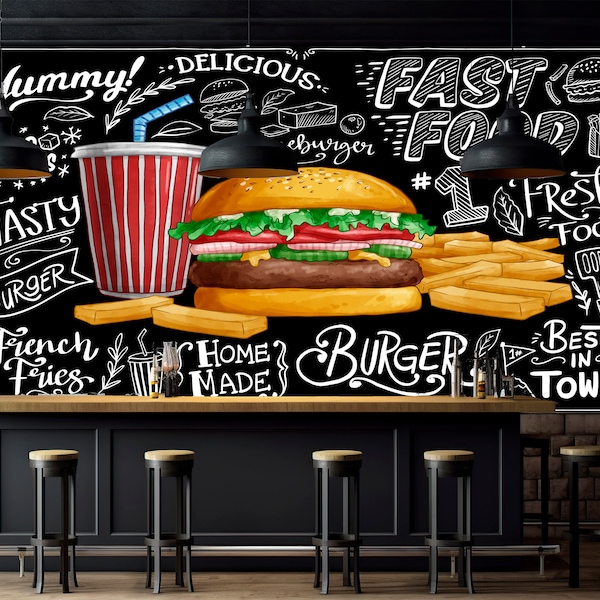 Chalkboard Food Art - Etsy