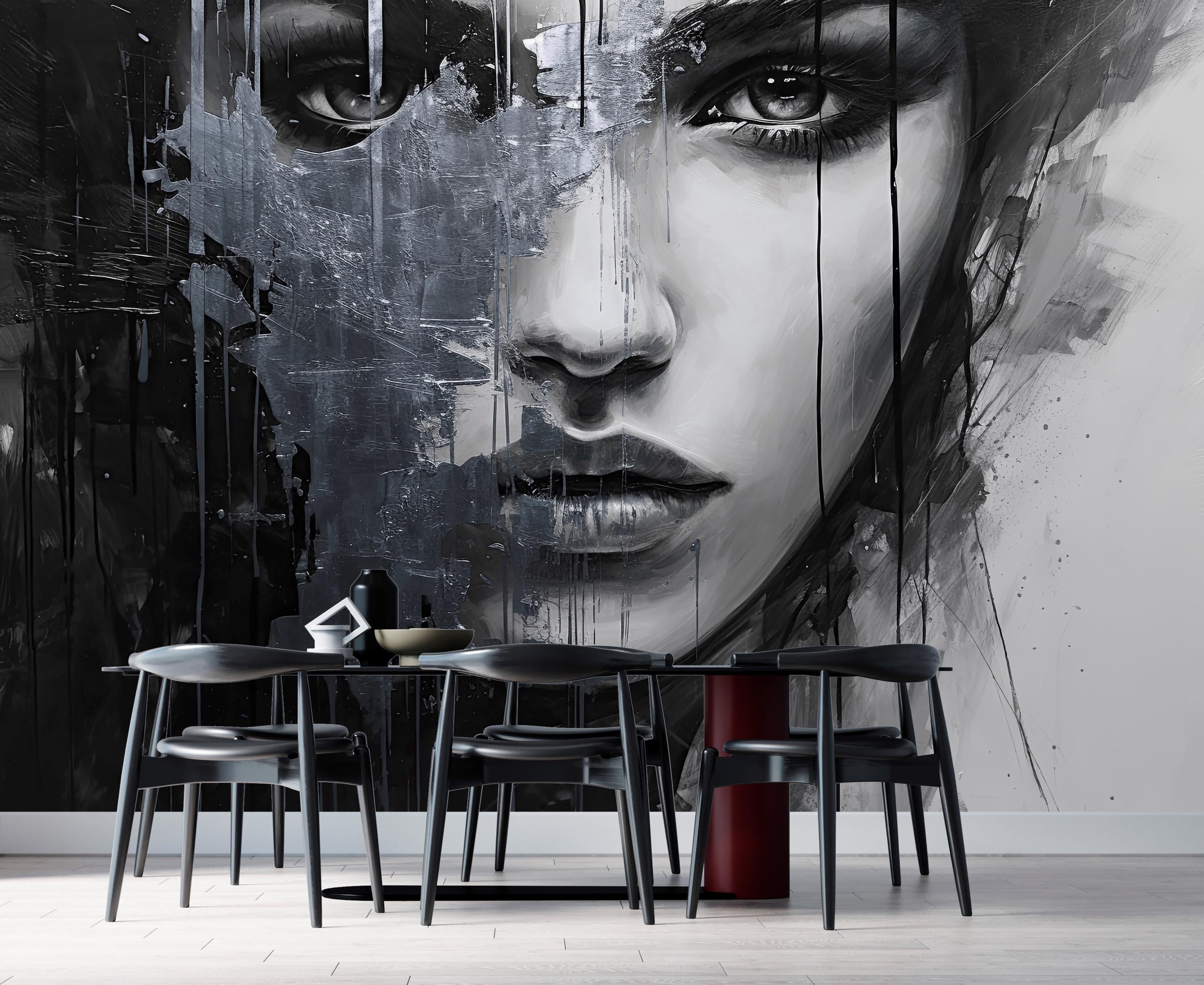 Wallpaper Abstract Girl Woman
