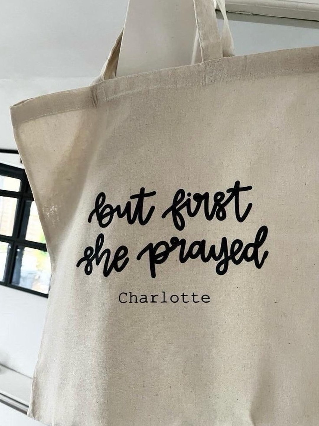 Christian Bible Verse Tote Bag Bible Bag Christian Gift for Her but ...