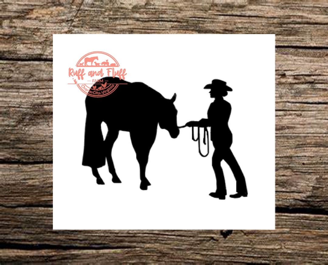 Showmanship Decal | Horse Decal | Car Decal | Truck Decal - Etsy
