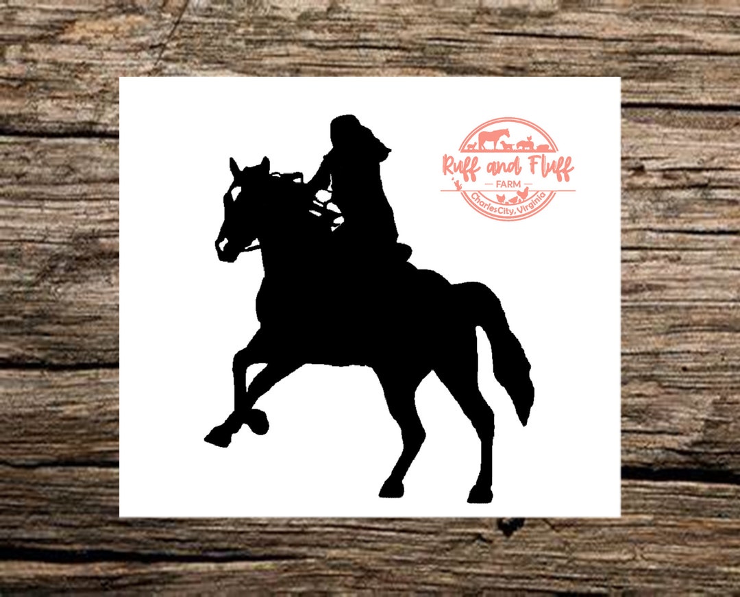 Barrel Racing Decal | Barrel Racer | Speed Horse Decal | Gymkhana Horse ...