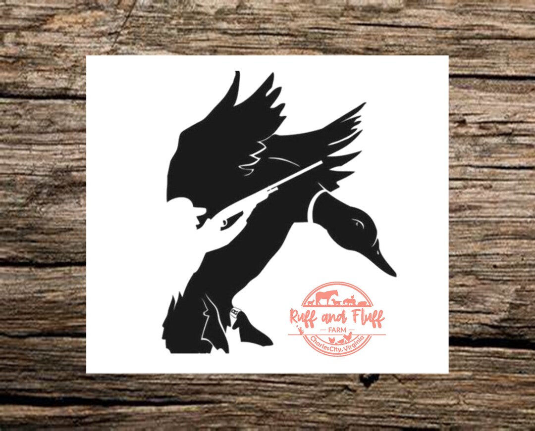 Duck Hunting Decal Duck Decal Car Decal Tumbler Decal - Etsy