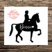 Arabian Show Hack Decal | Arabian Horse Decal | Custom Horse Name Decal ...