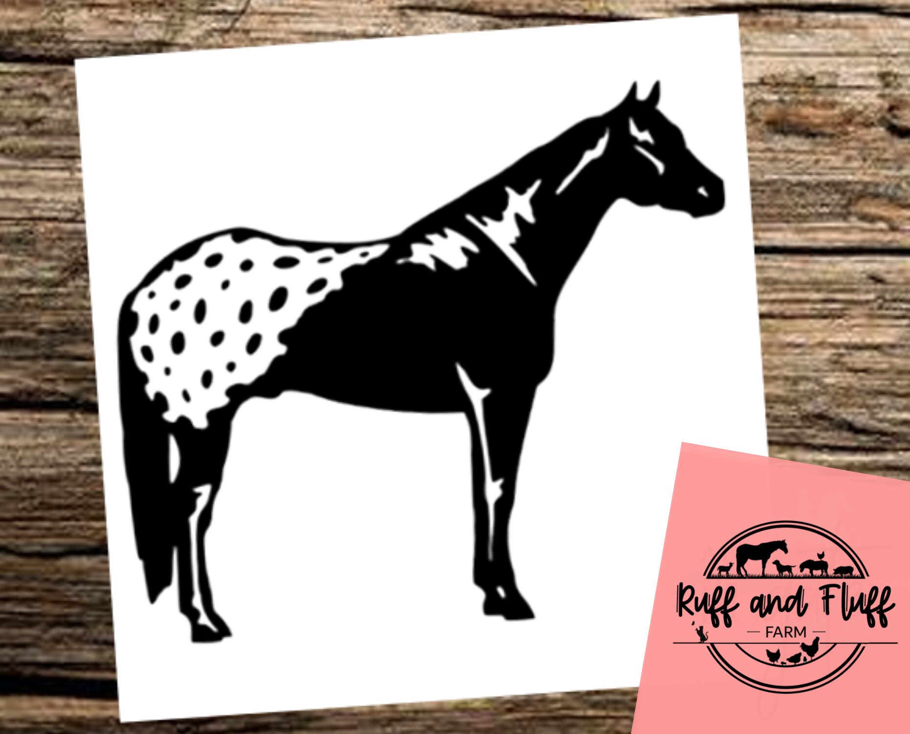 Appaloosa Horse Decal | Appi Decal | Horse Decal - Etsy