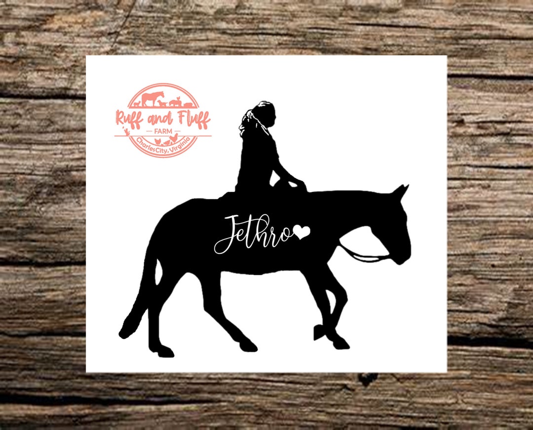 Mule Decal | Western Mule | Show Mule | Car Decal | Truck Decal ...