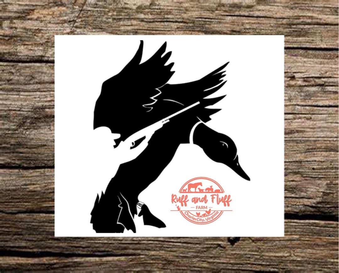 Duck Hunting Decal | Duck Decal | Car Decal | Tumbler Decal - Etsy