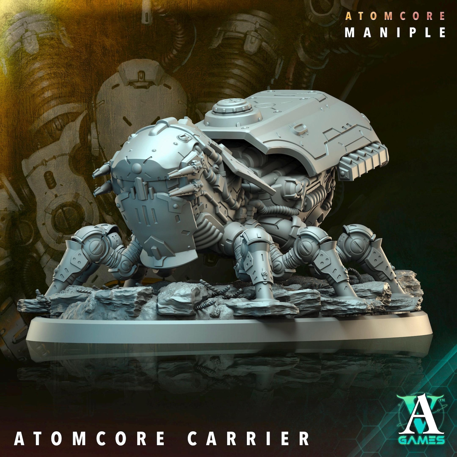 Archvillain Sci-fi | June 2024 | Atomcore Maniple | Supported - Etsy